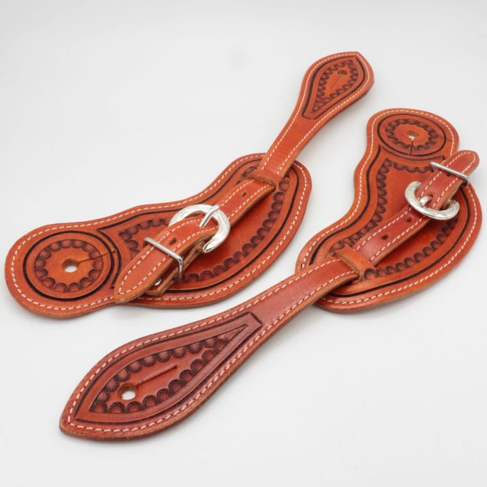Silver Horse Crow Western Spur Straps | Tosoni Selleria