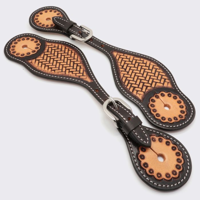 Silver Horse Aran Western Spur Straps | Tosoni Selleria