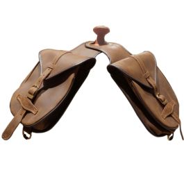 Silver Horse Wiyot Leather Horn Bag | Tosoni Selleria