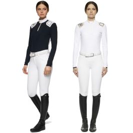 Cavalleria Toscana R-Evo Epaulet Women Show Shirt | Tosoni Selleria